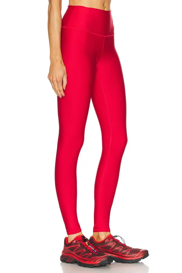 Alo Yoga High Waisted Airlift Legging - Bold Red | Editorialist